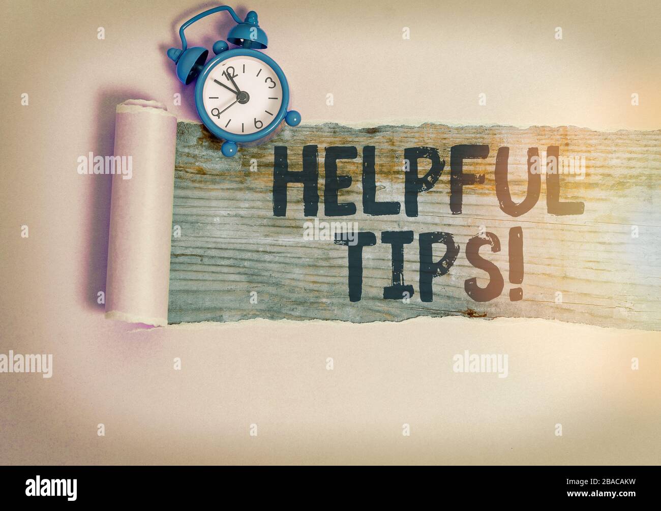 Text sign showing Helpful Tips. Business photo text advices given to be ...