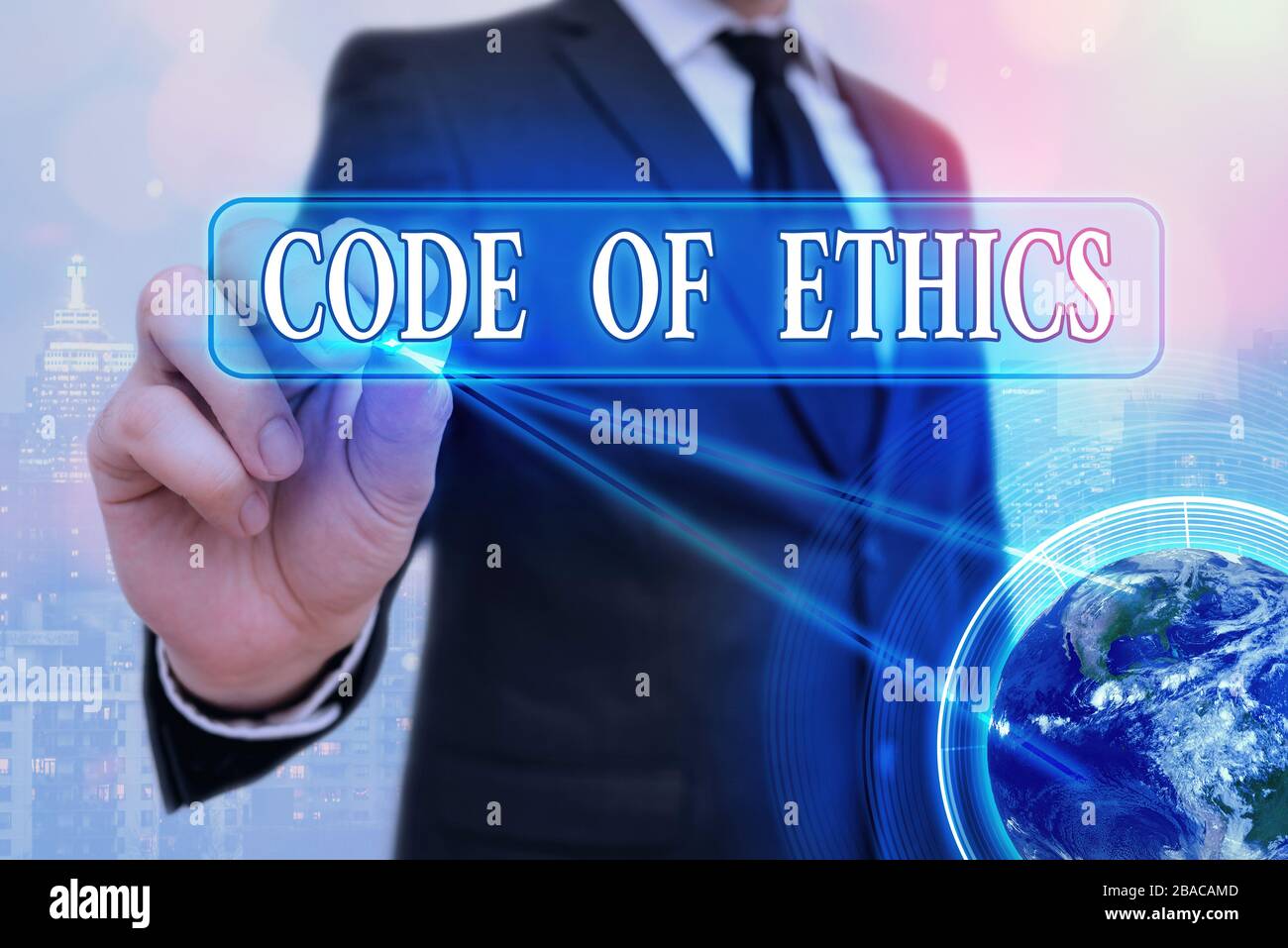 Word writing text Code Of Ethics. Business photo showcasing basic guide ...