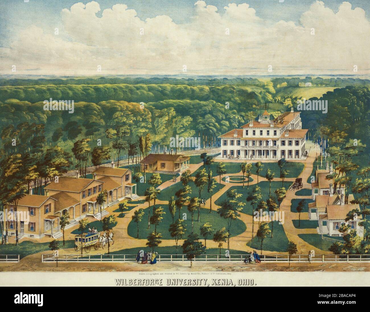 Wilberforce University, Xenia, Ohio, 1856-60, was founded in a ...