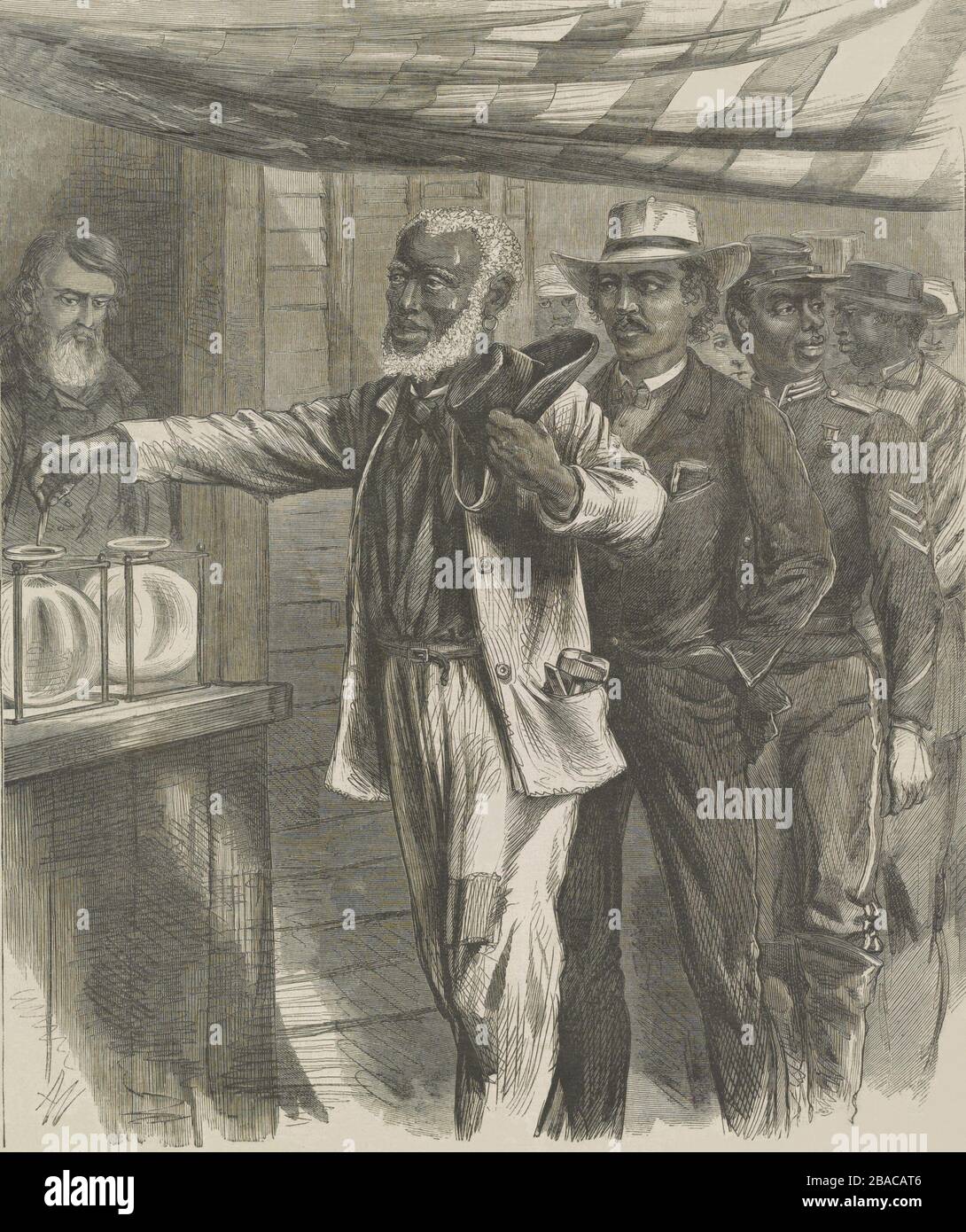 African americans vote history hi-res stock photography and images - Alamy