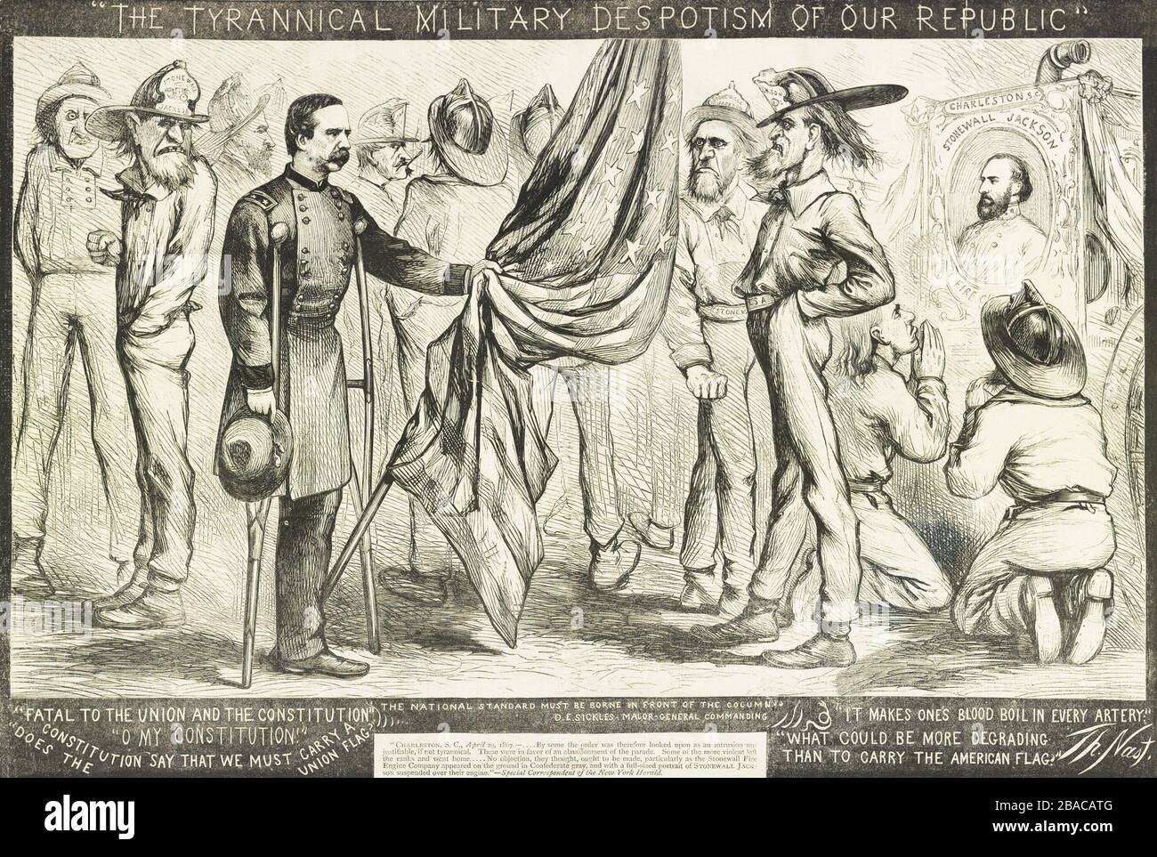 An incident during Congressional Reconstruction in May 1867. Major ...