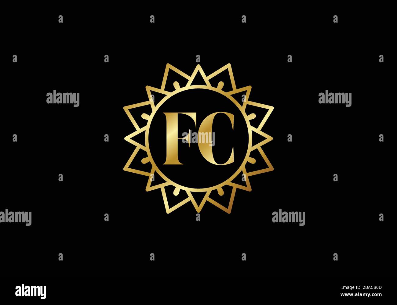 F C. FC Initial Letter Logo design vector template, Graphic Alphabet ...