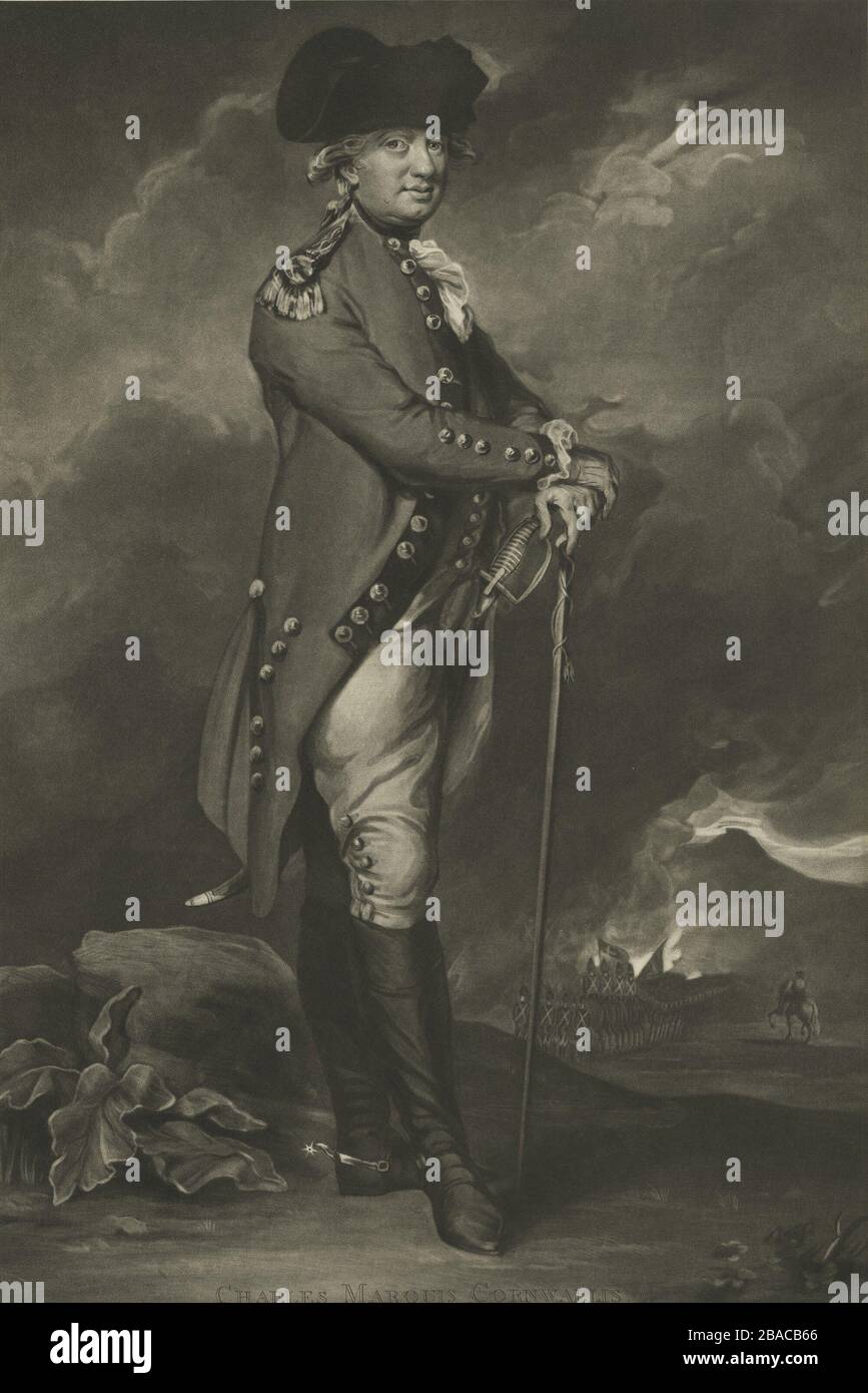 Charles Cornwallis was a high ranking British general who fought in ...
