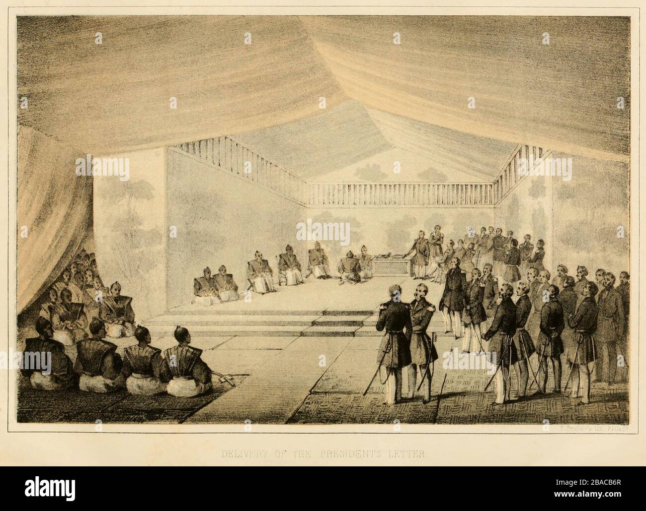 The meeting during which the Japanese high officials, Prince of Toda ...