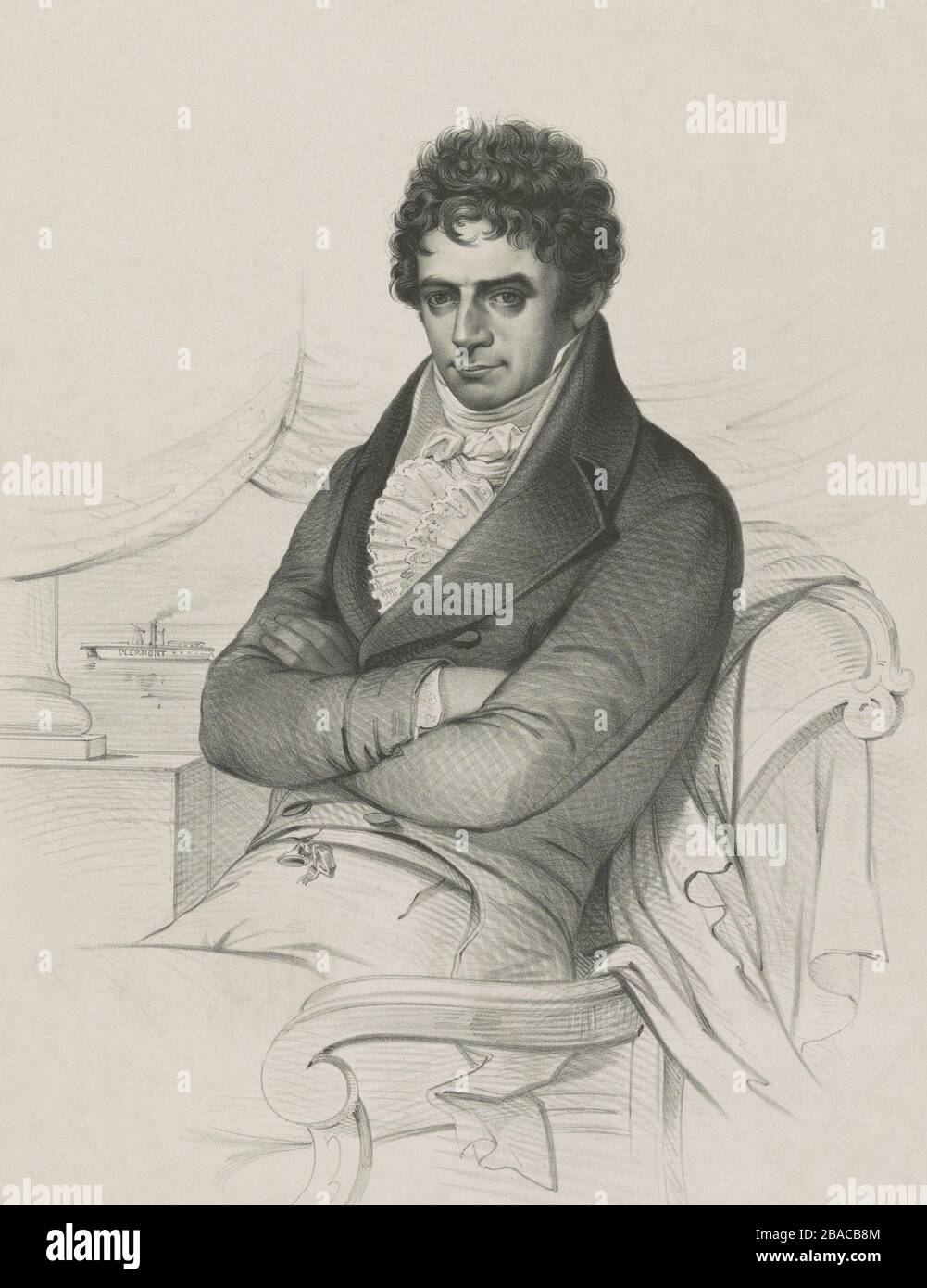 Inventor of steamboat hi-res stock photography and images - Alamy