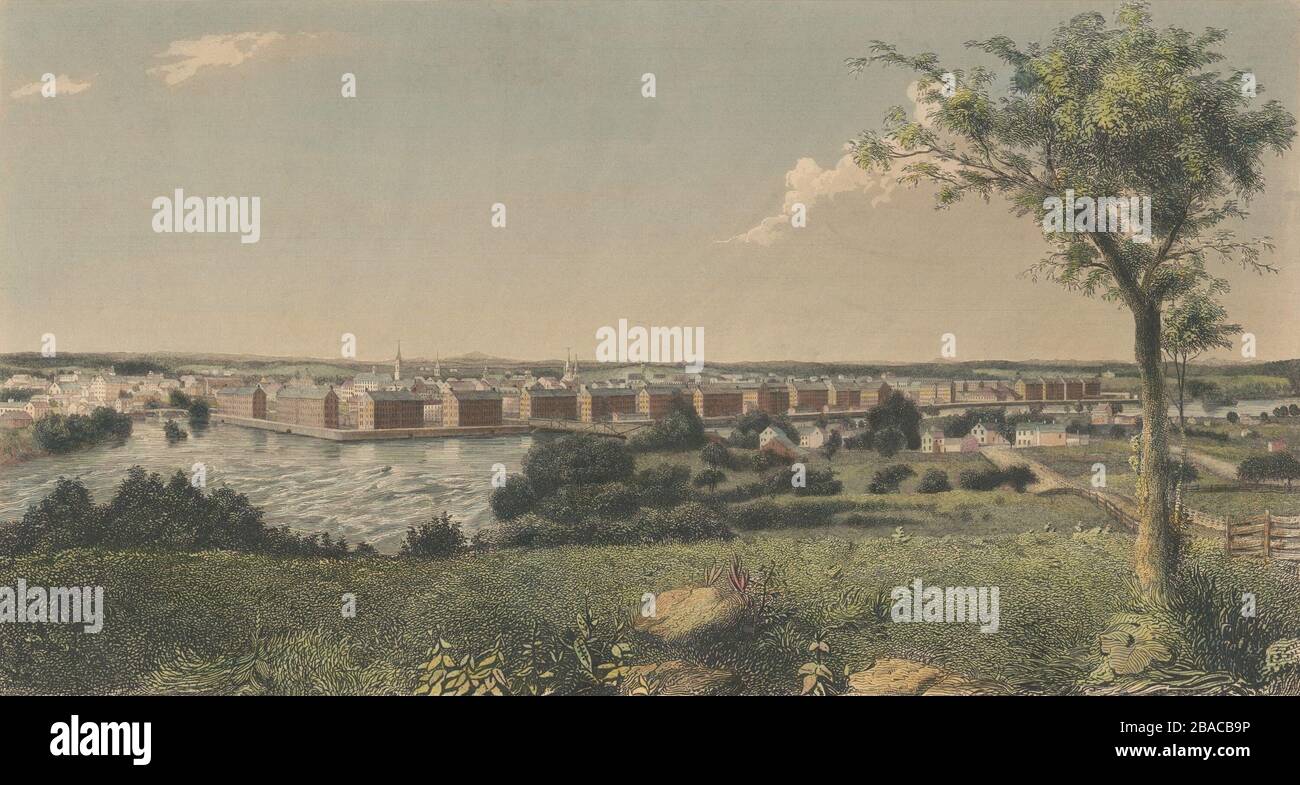 Lowell, Massachusetts, was sited at the confluence of the Merrimack and ...