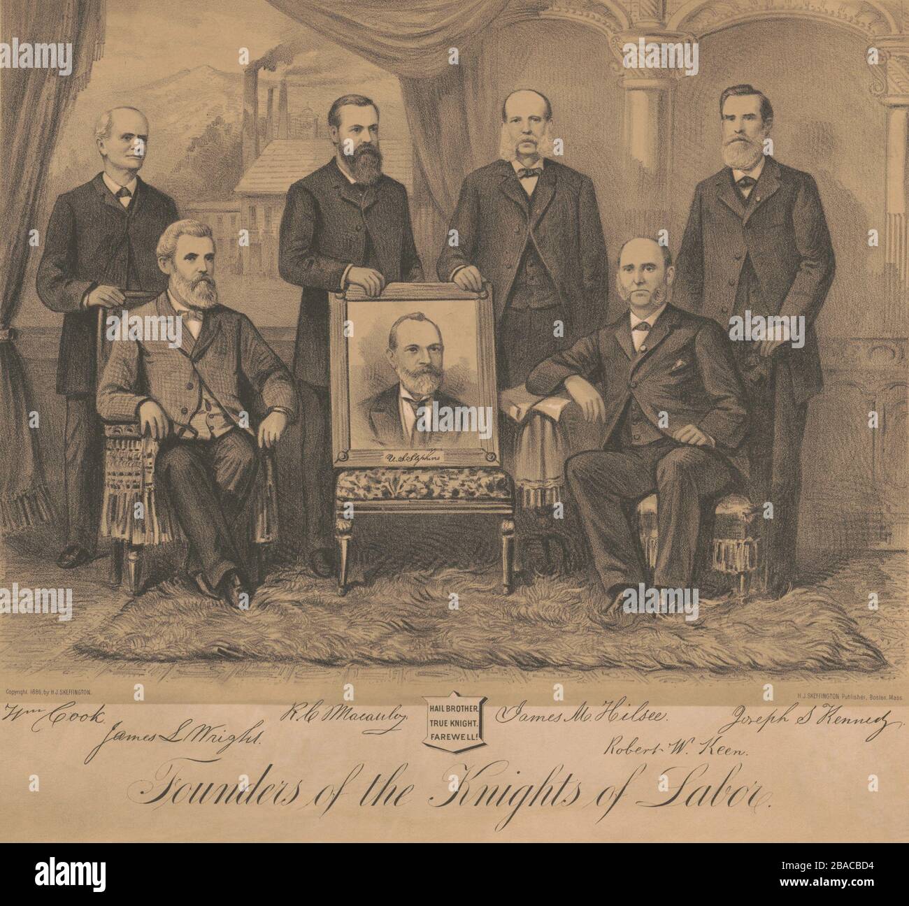 The Knights of Labor was the first powerful American labor union, and ...