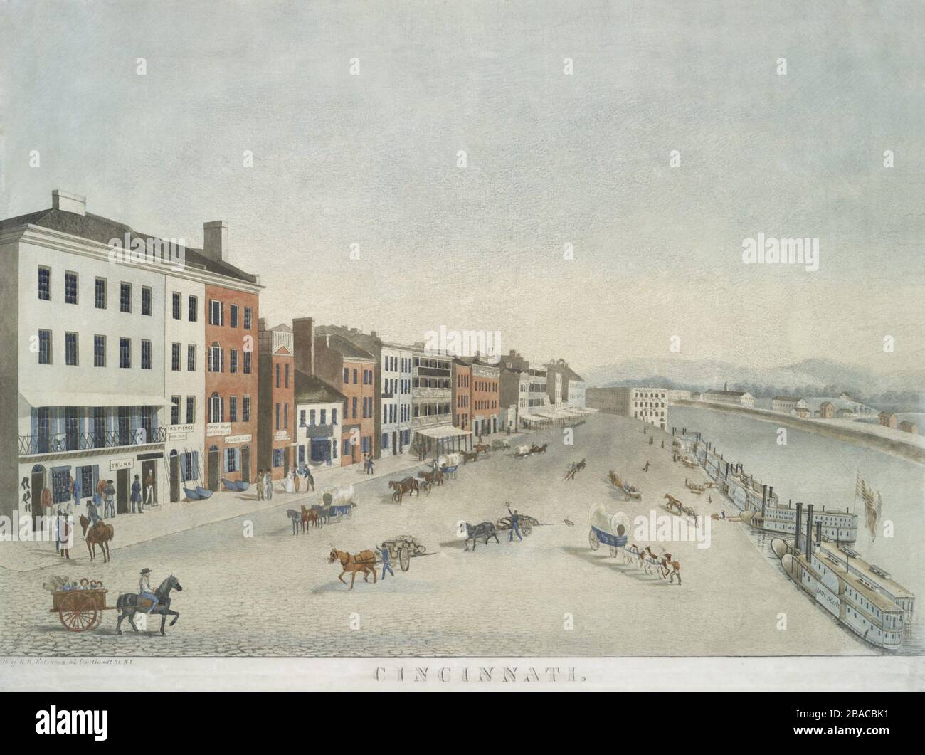 Richmond, Virginia, the James River, and the Kanawha Canal, as seen ...