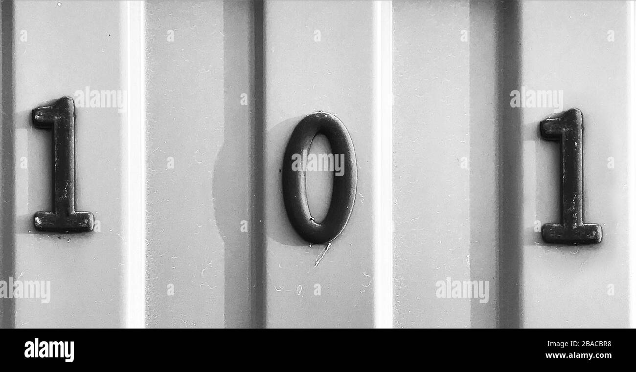the house number 1 0 1 Stock Photo - Alamy