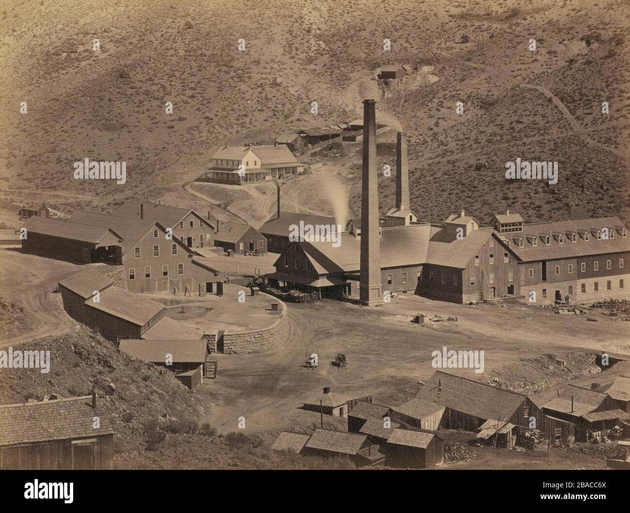 Gould & Curry Mill, Virginia City, Nevada, in 1868 photo by Timothy O ...