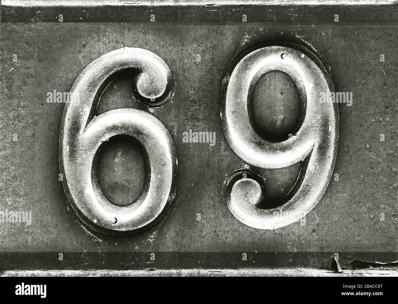 Number 69 house number hi-res stock photography and images - Alamy