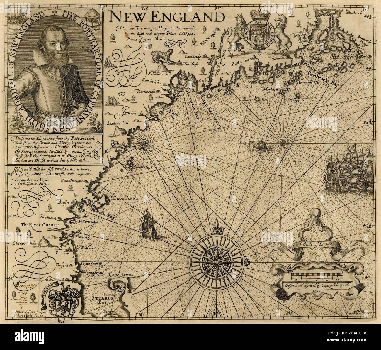 Map of virginia john smith High Resolution Stock Photography and Images ...