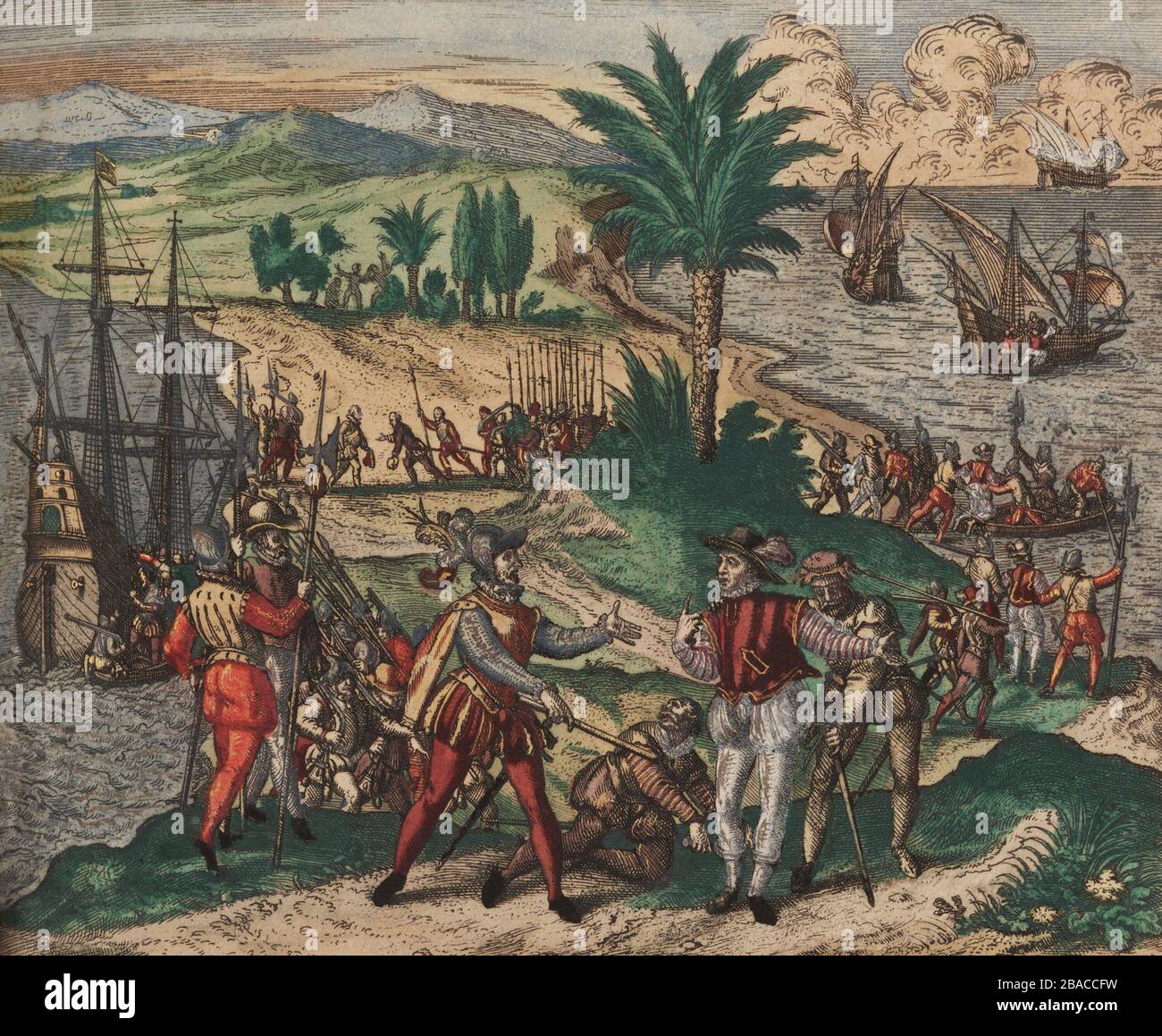 Columbus and his brother in chains hi-res stock photography and images ...