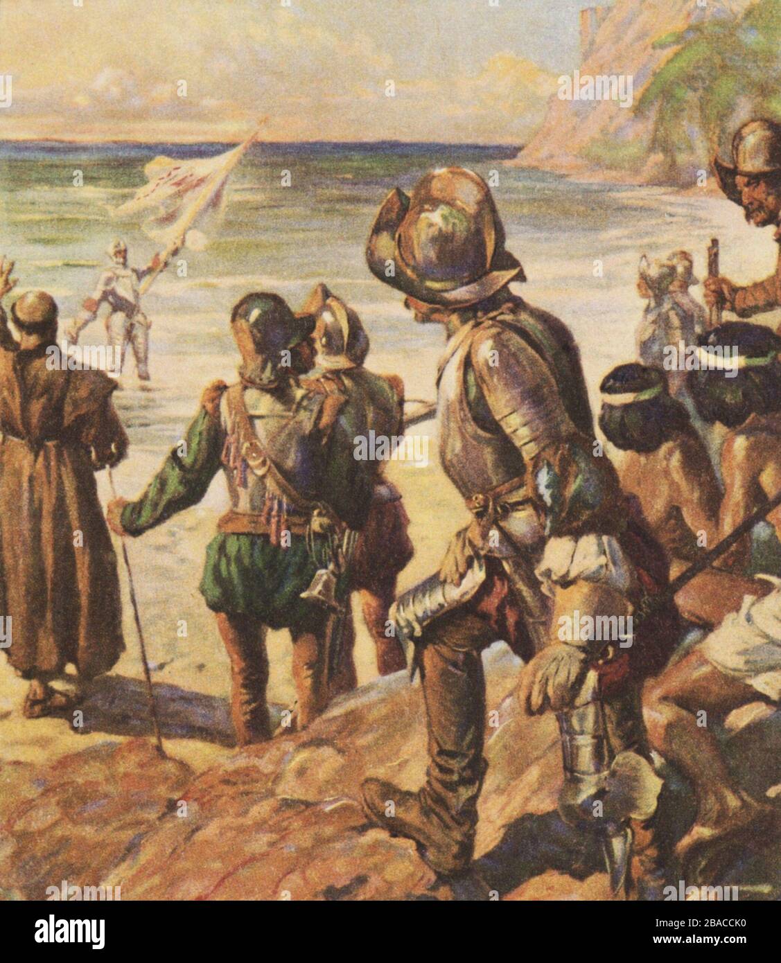 Vasco Nunez de Balboa's expedition across the Isthmus of Panama ...