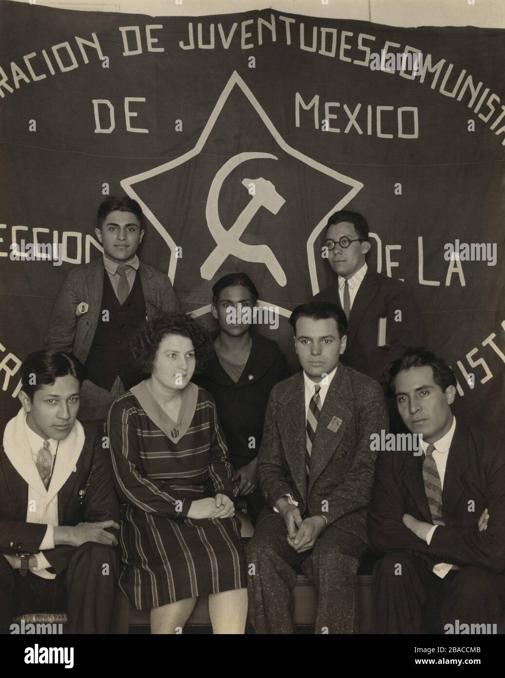 Members of the Youth Communist League in Mexico City in 1929. Mexico ...