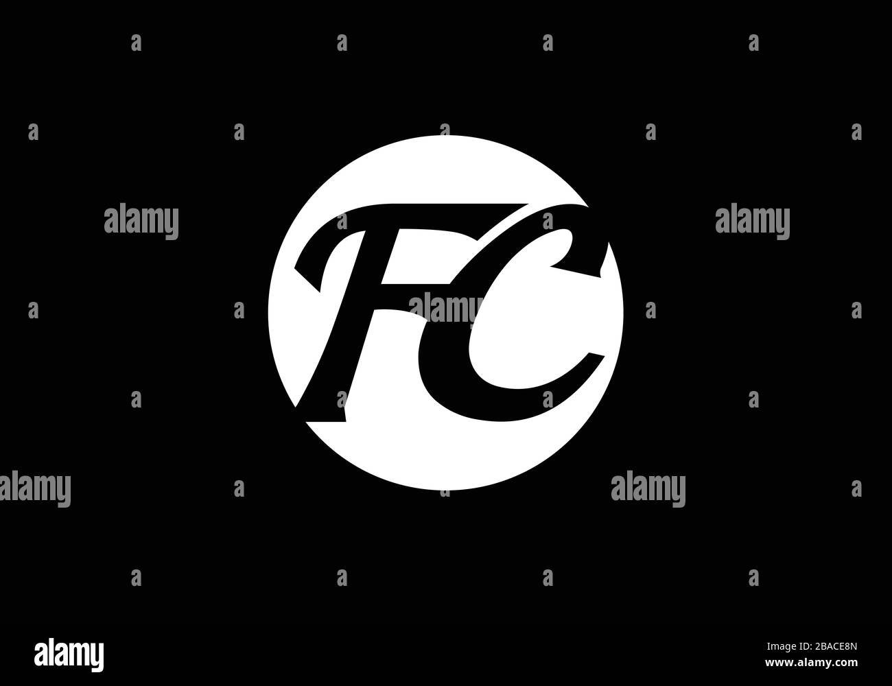F C. FC Initial Letter Logo design vector template, Graphic Alphabet ...