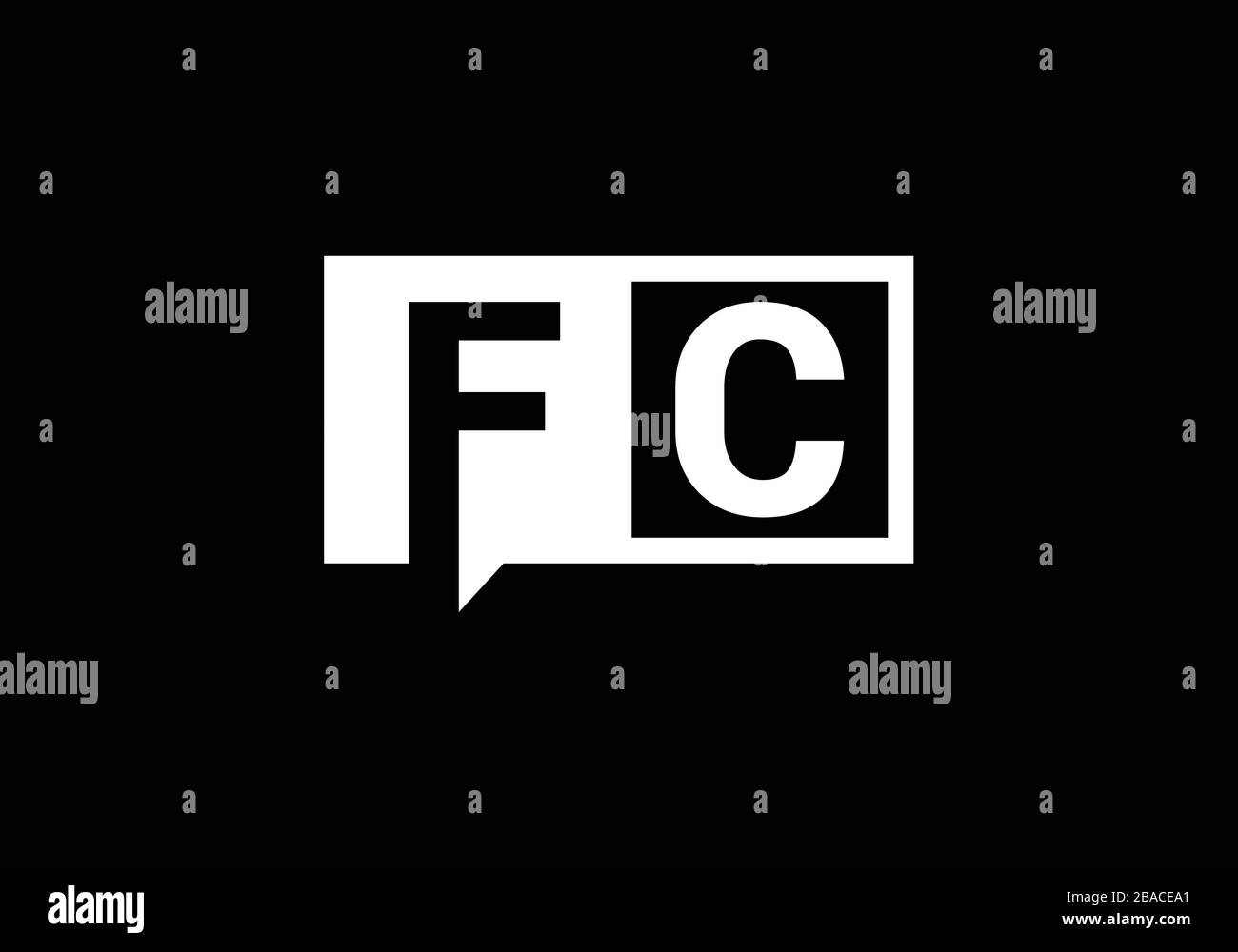 F C. FC Initial Letter Logo design vector template, Graphic Alphabet ...