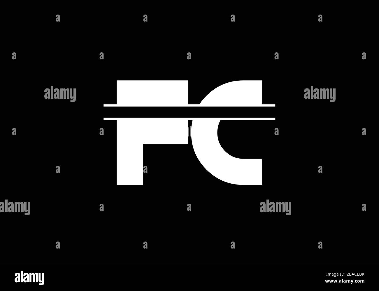 F C. FC Initial Letter Logo design vector template, Graphic Alphabet ...