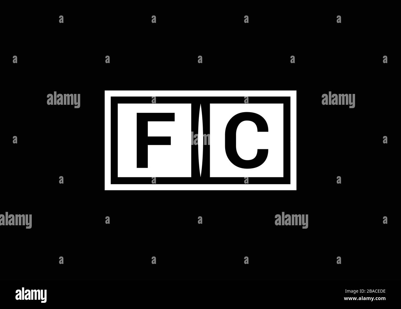 F C. FC Initial Letter Logo design vector template, Graphic Alphabet ...
