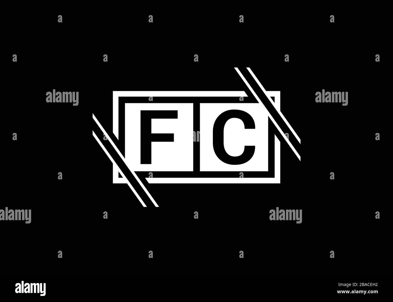 F C. FC Initial Letter Logo design vector template, Graphic Alphabet ...