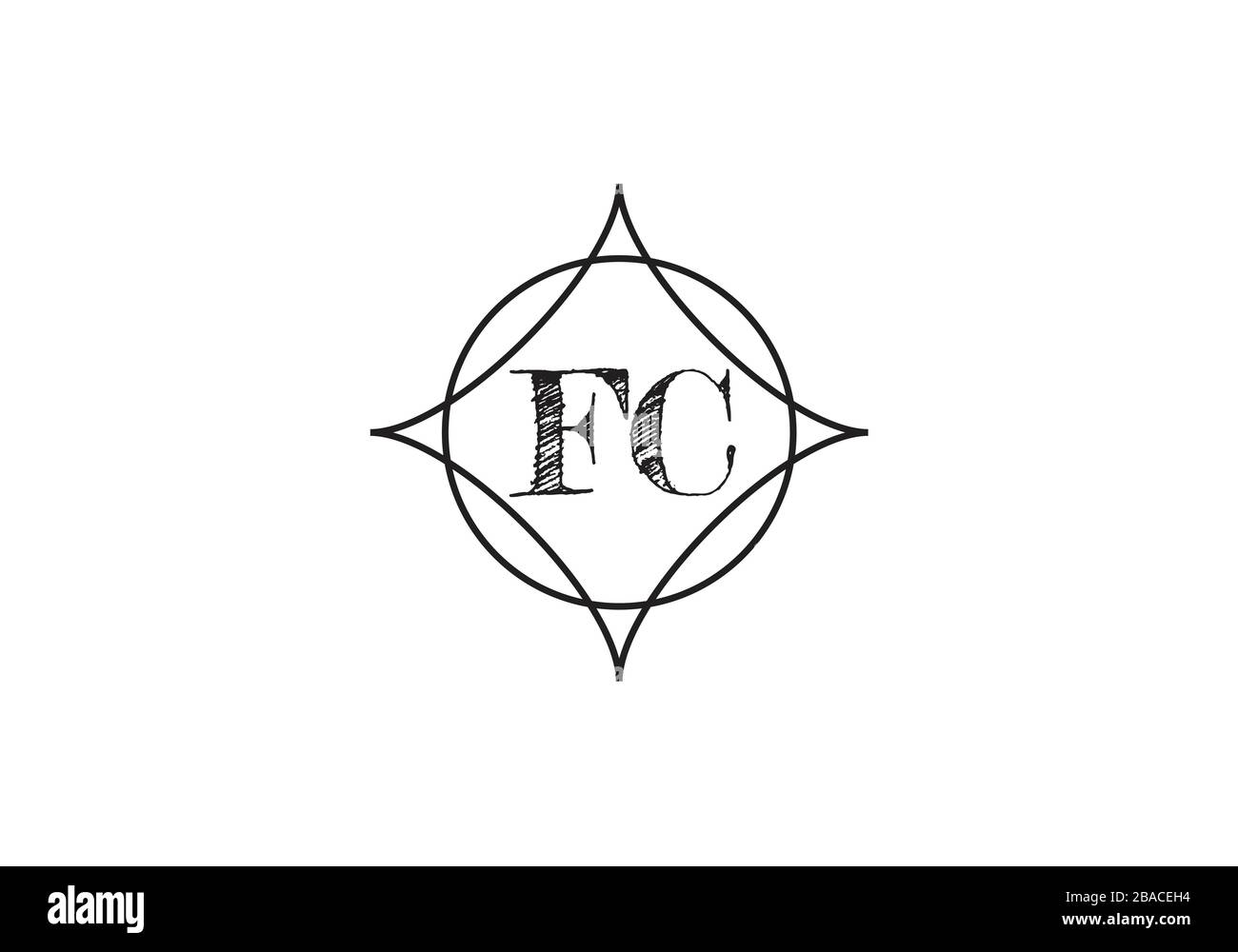 F C. FC Initial Letter Logo design vector template, Graphic Alphabet ...