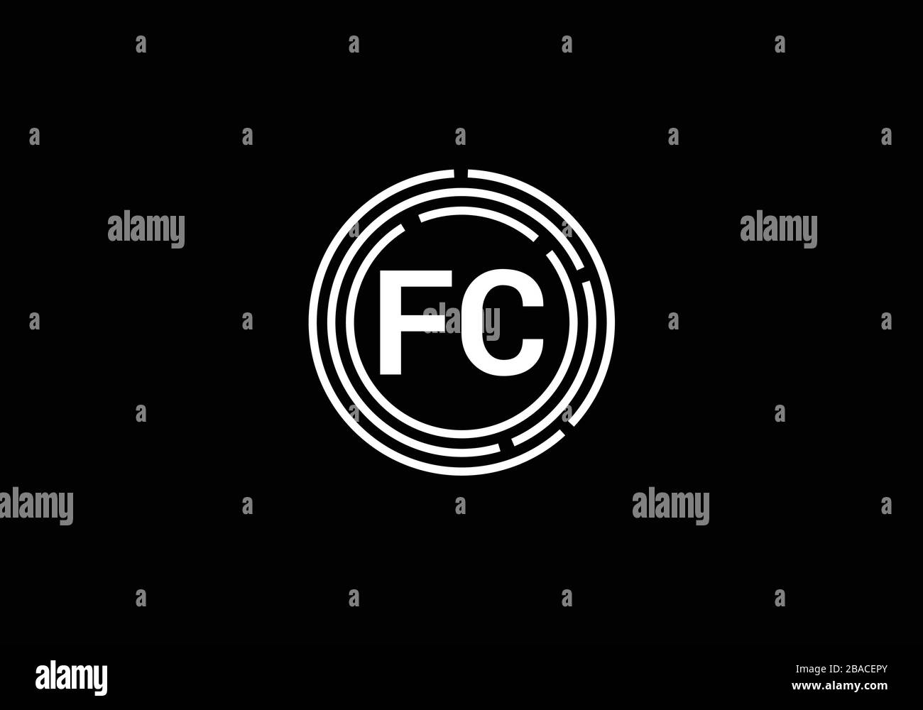 F C. FC Initial Letter Logo design vector template, Graphic Alphabet ...