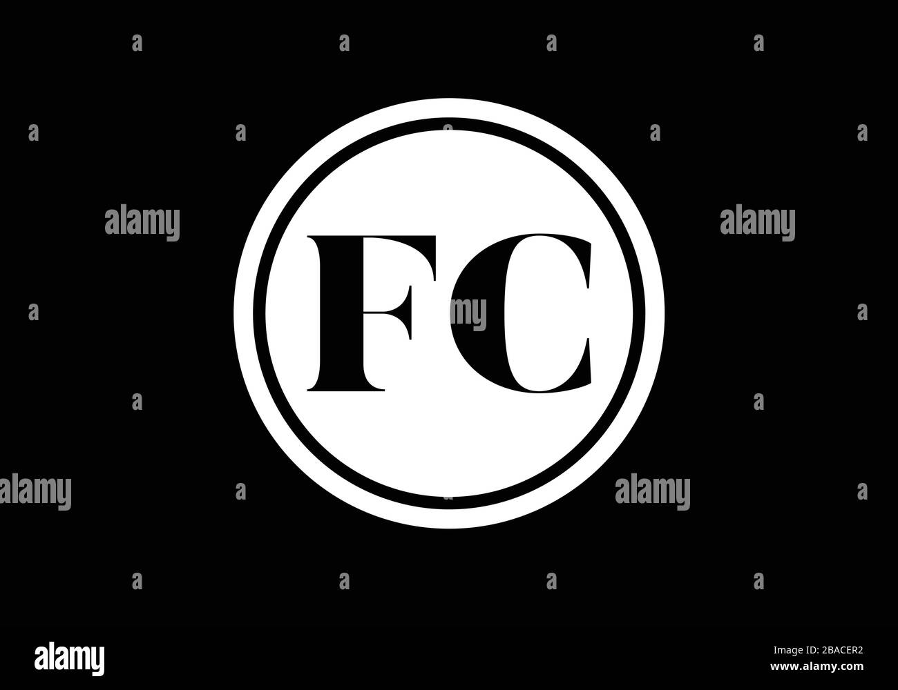 F C. FC Initial Letter Logo design vector template, Graphic Alphabet ...