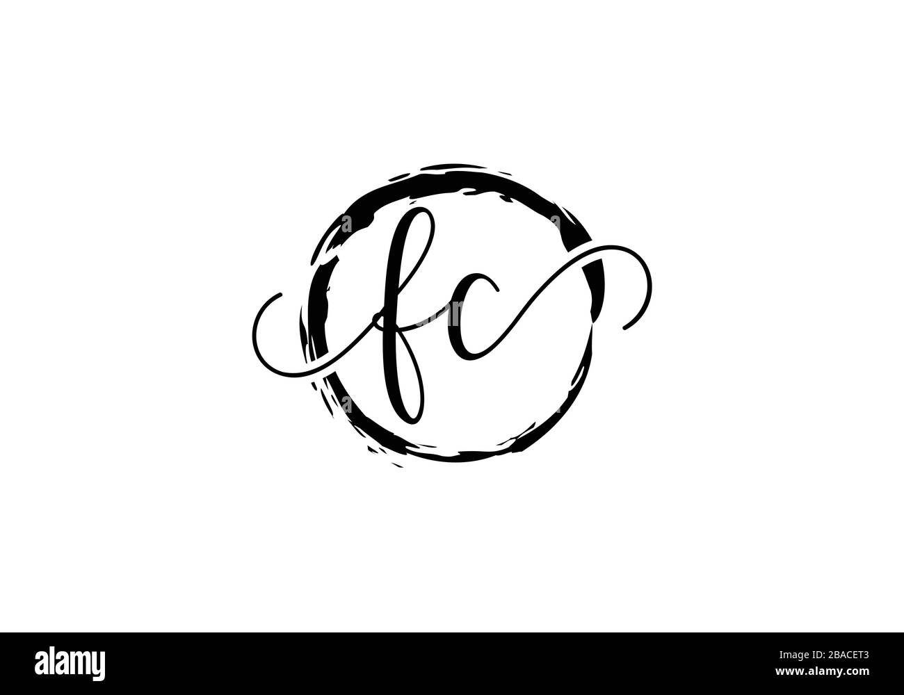 F C. FC Initial Letter Logo design vector template, Graphic Alphabet ...