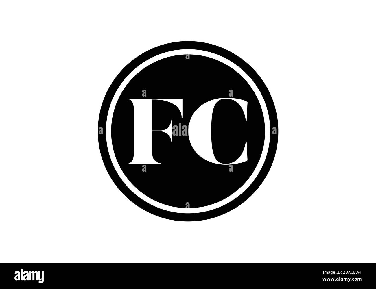 F C. FC Initial Letter Logo design vector template, Graphic Alphabet ...