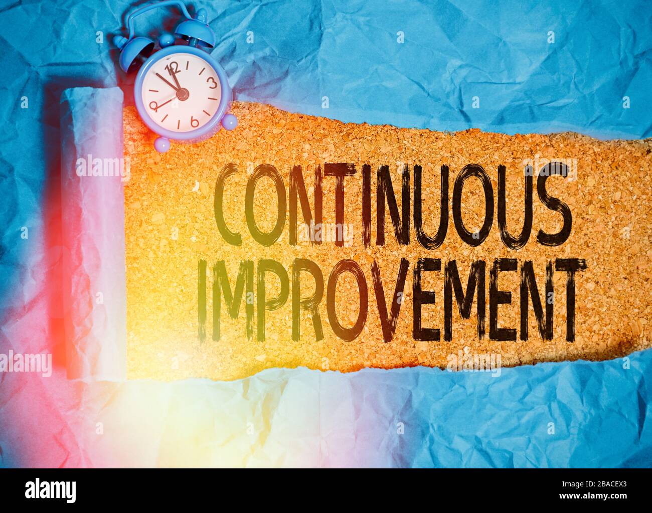 Handwriting text writing Continuous Improvement. Conceptual photo ...