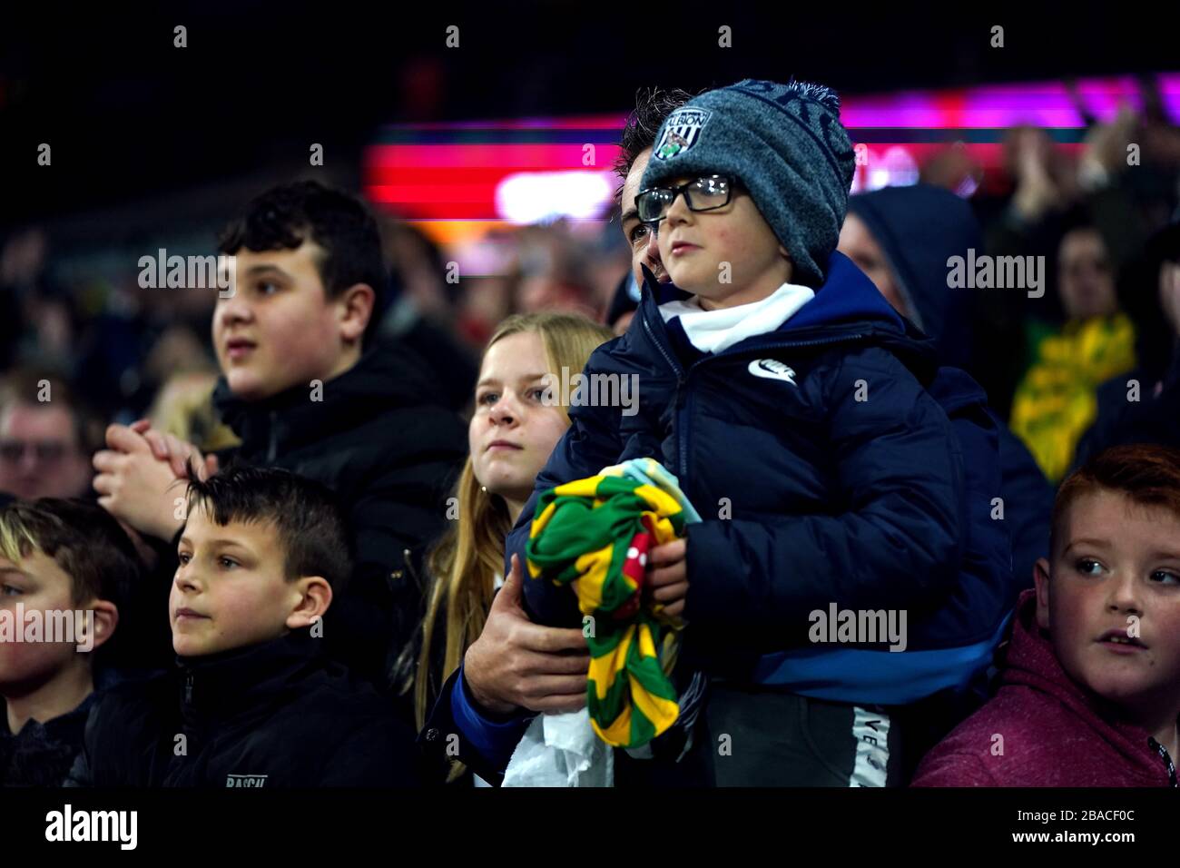 West Bromwich Albion fans Stock Photo - Alamy