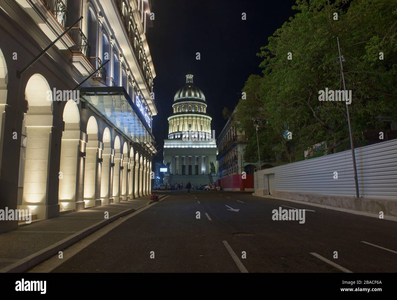 The Capitolio building at night, Havana, Cuba Stock Photo - Alamy