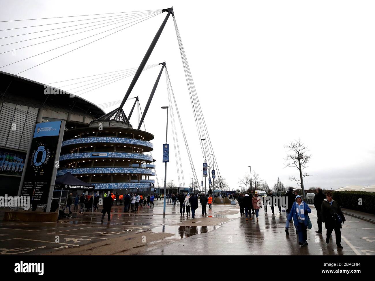 Manchester city stadium general view hi-res stock photography and ...
