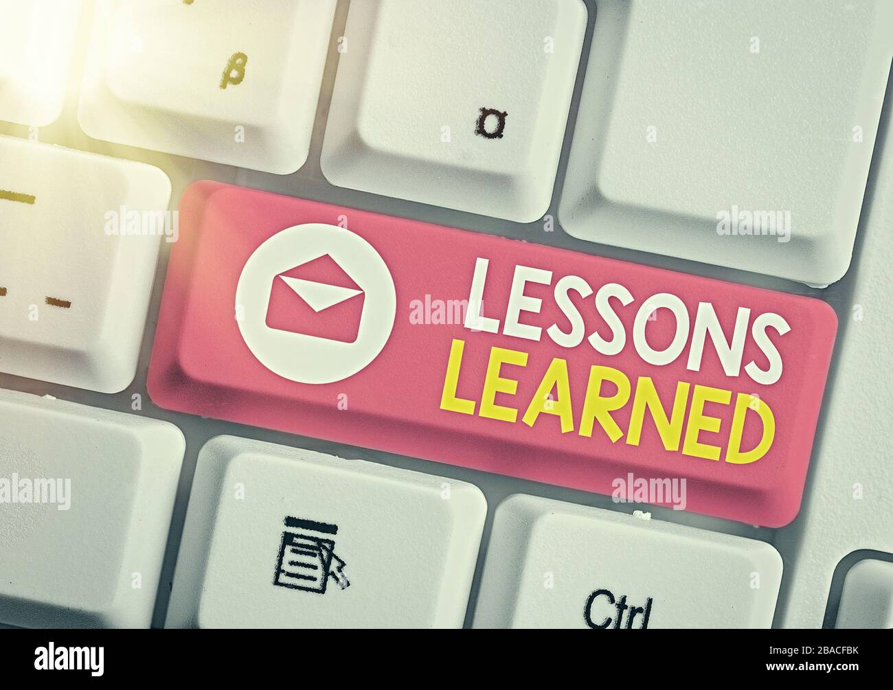 Word writing text Lessons Learned. Business photo showcasing the knowledge or understanding ...