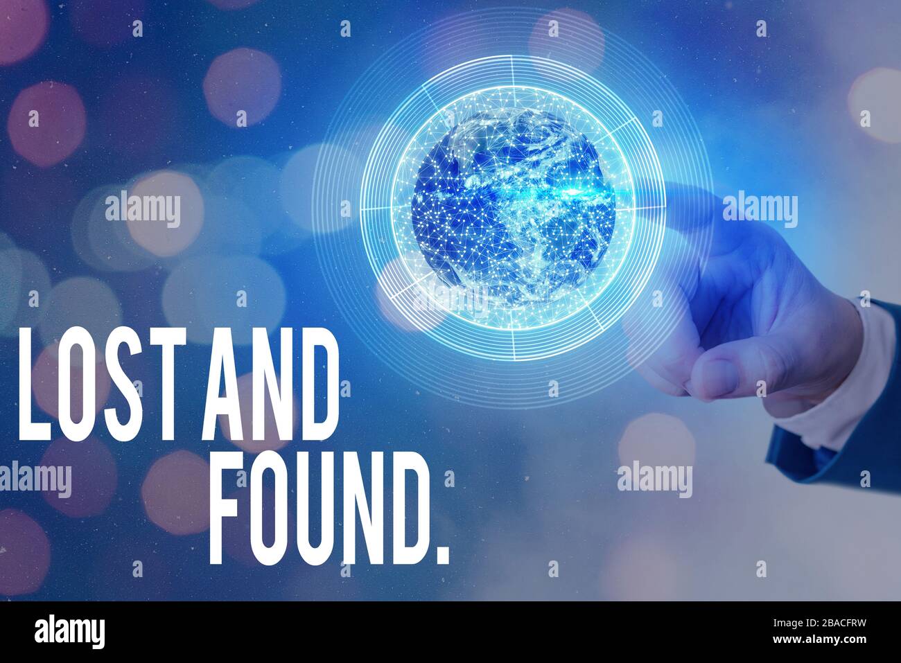 Writing note showing Lost And Found. Business concept for a place where ...