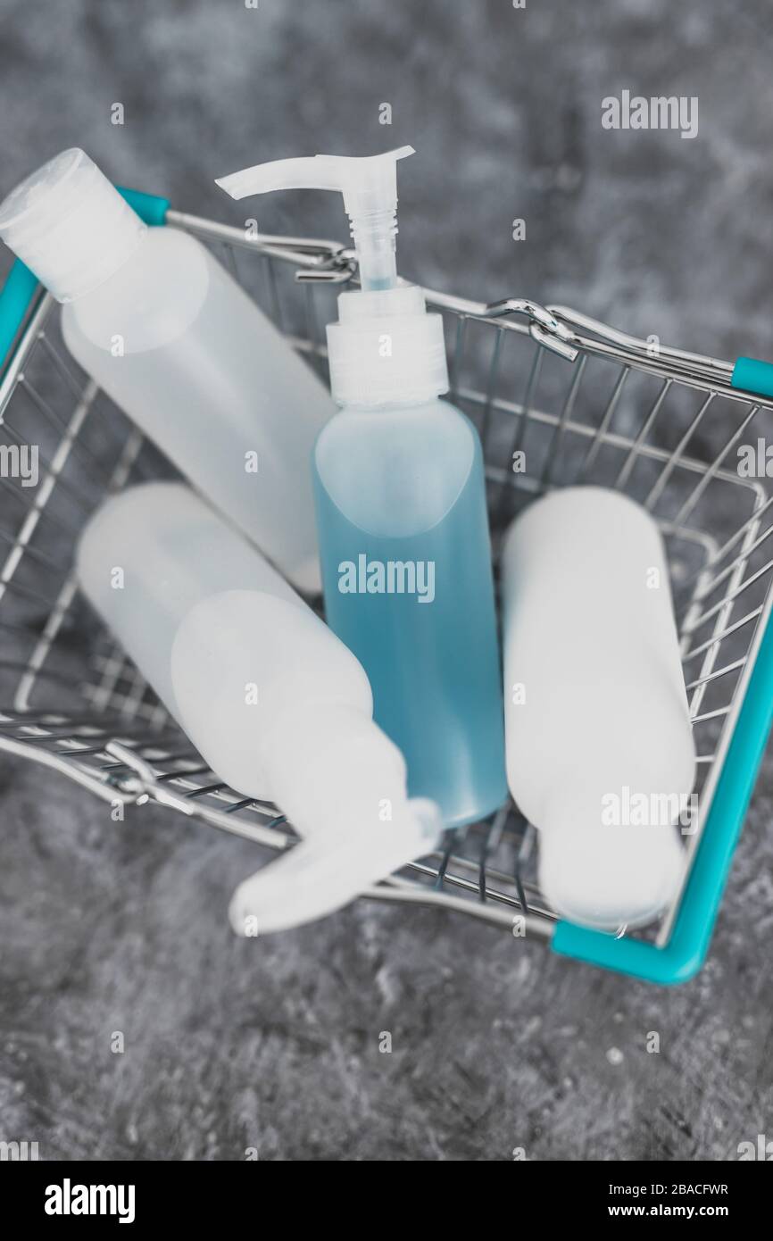 importance of hygiene to slow the spread of germs and viruses, shopping ...
