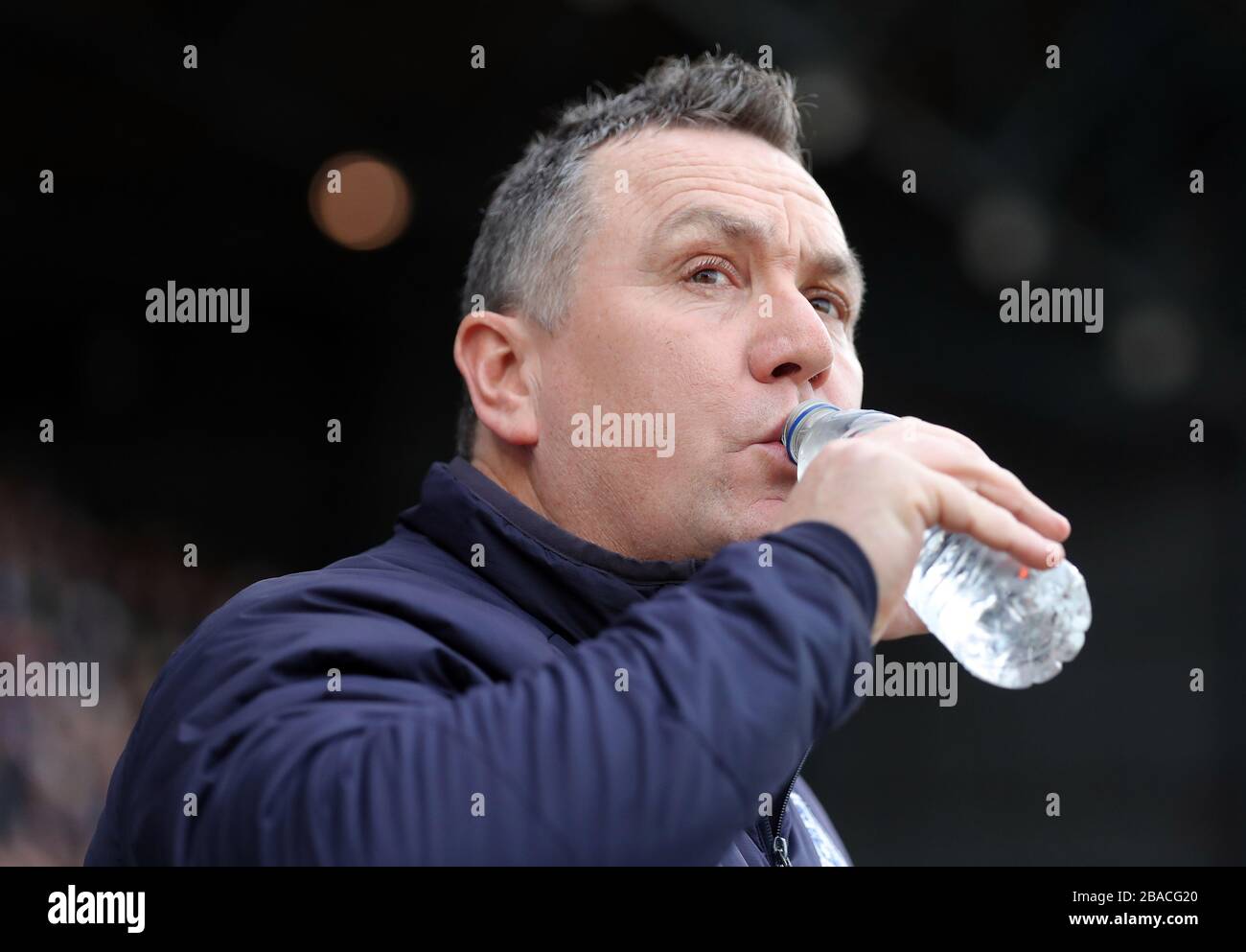 Tranmere Rovers manager Micky Mellon Stock Photo - Alamy