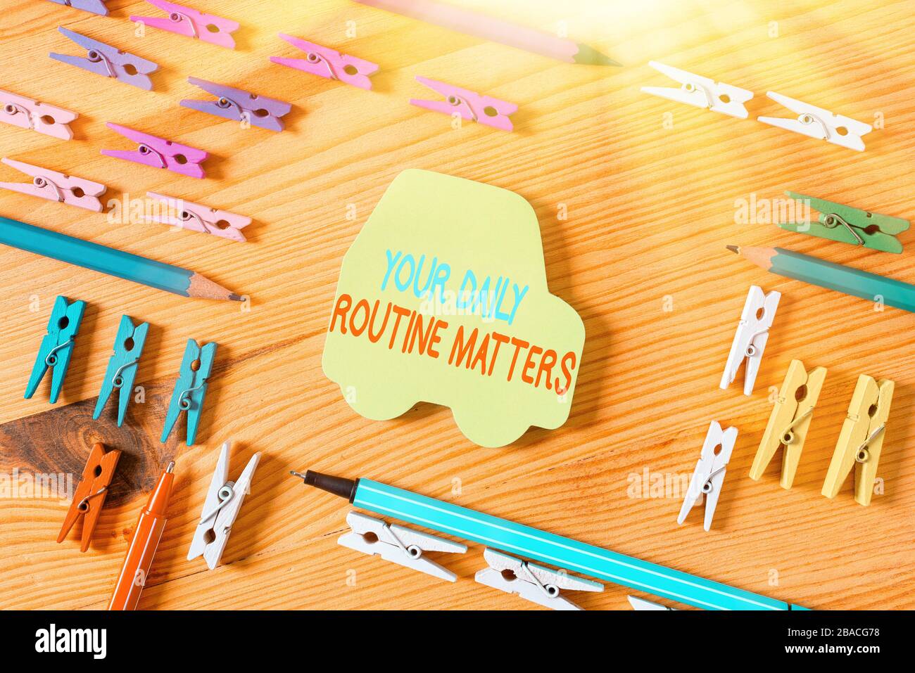 Word writing text Your Daily Routine Matters. Business photo showcasing ...