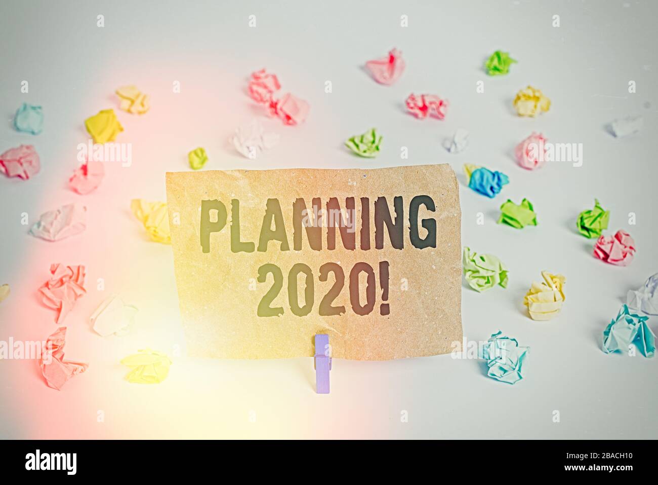 Conceptual hand writing showing Planning 2020. Concept meaning process ...