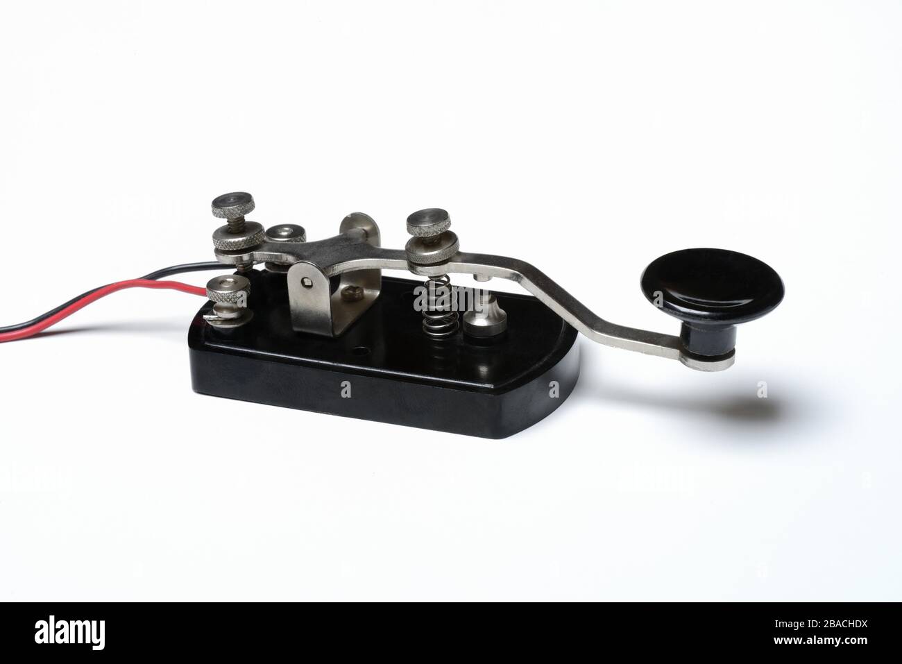 Morse device with Morse key, Germany Stock Photo - Alamy