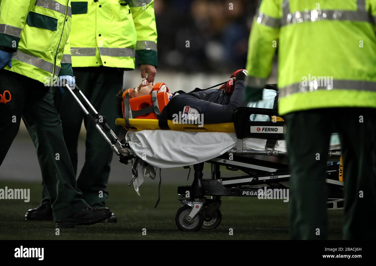 Is injured stretchered off hi-res stock photography and images - Alamy