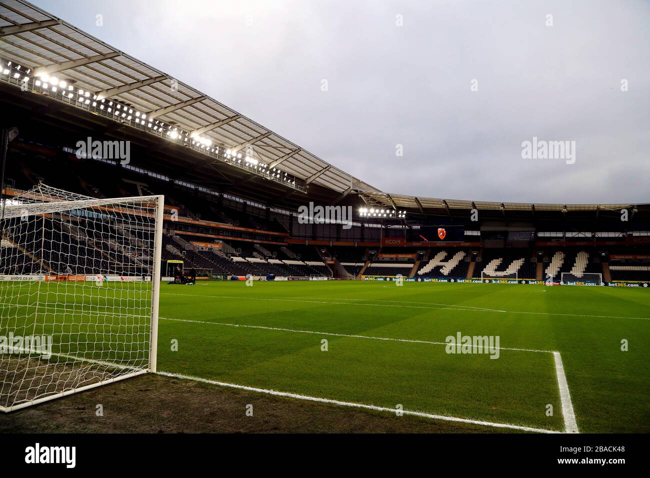 A general view of the KCOM Stadium Stock Photo - Alamy