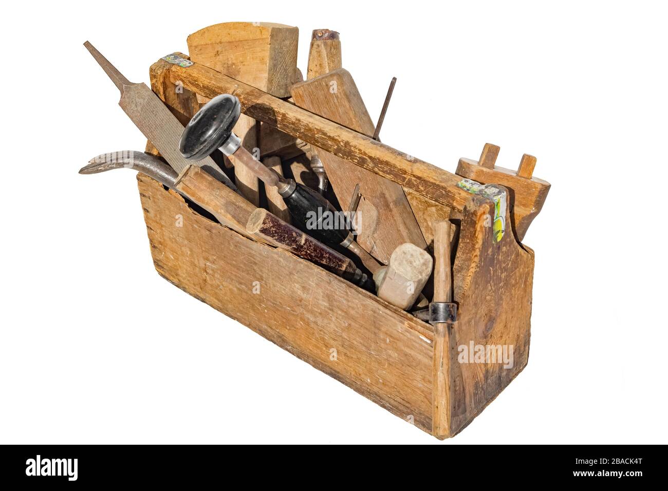 Wooden tool box hi-res stock photography and images - Alamy