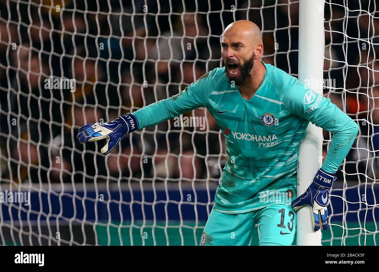 Chelsea goalkeeper Willy Caballero Stock Photo - Alamy