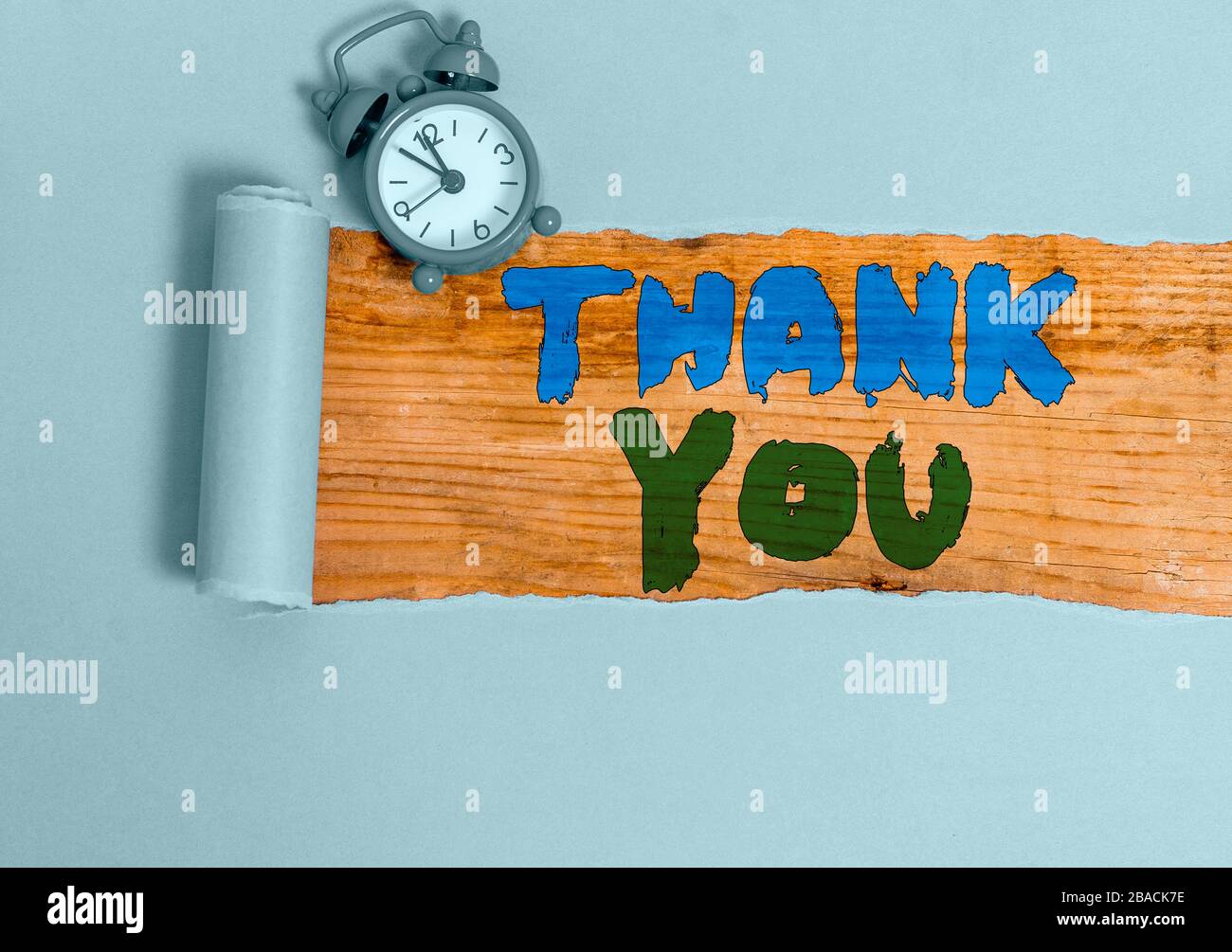Writing note showing Thank You. Business concept for a polite ...