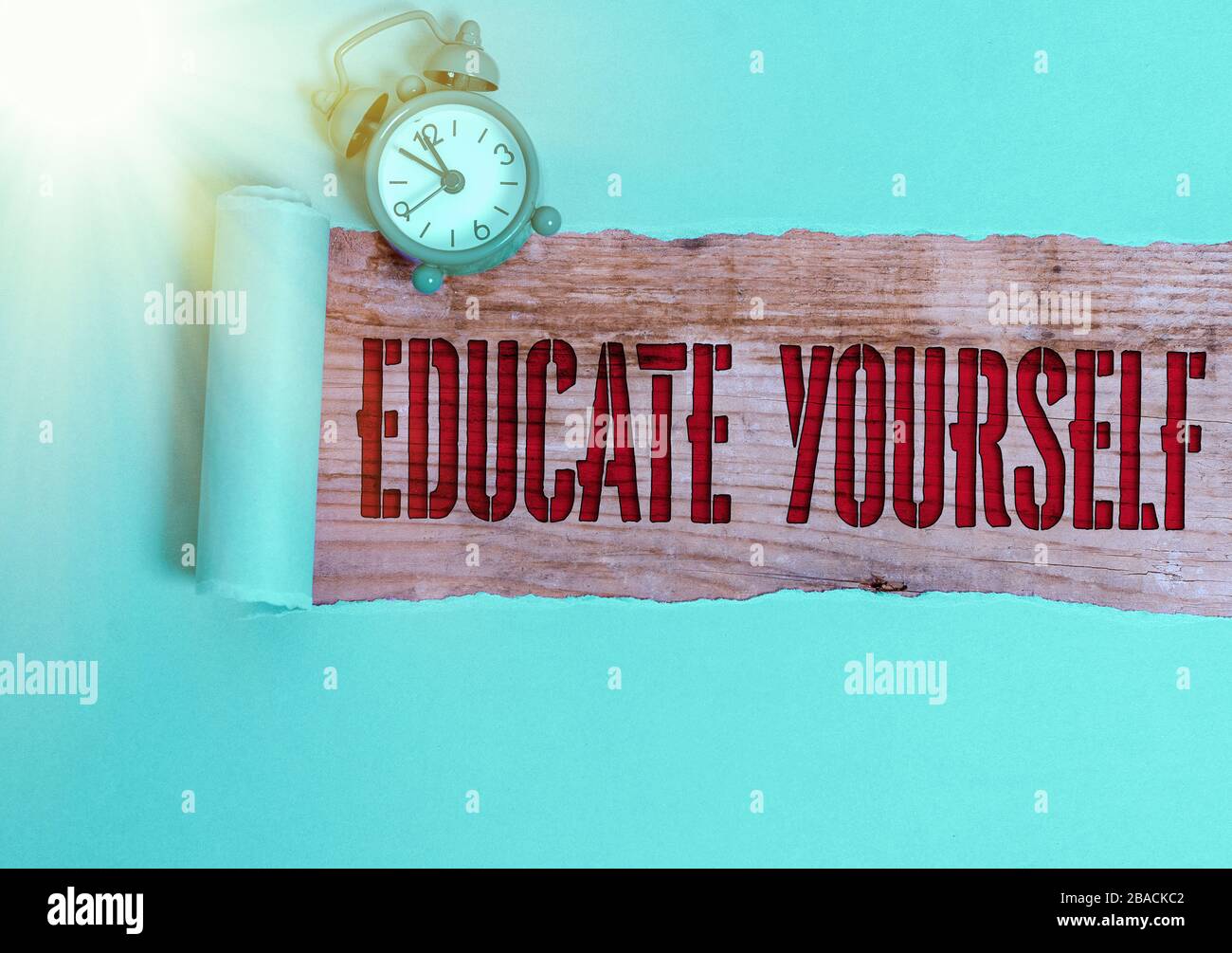 Handwriting text writing Educate Yourself. Conceptual photo prepare ...