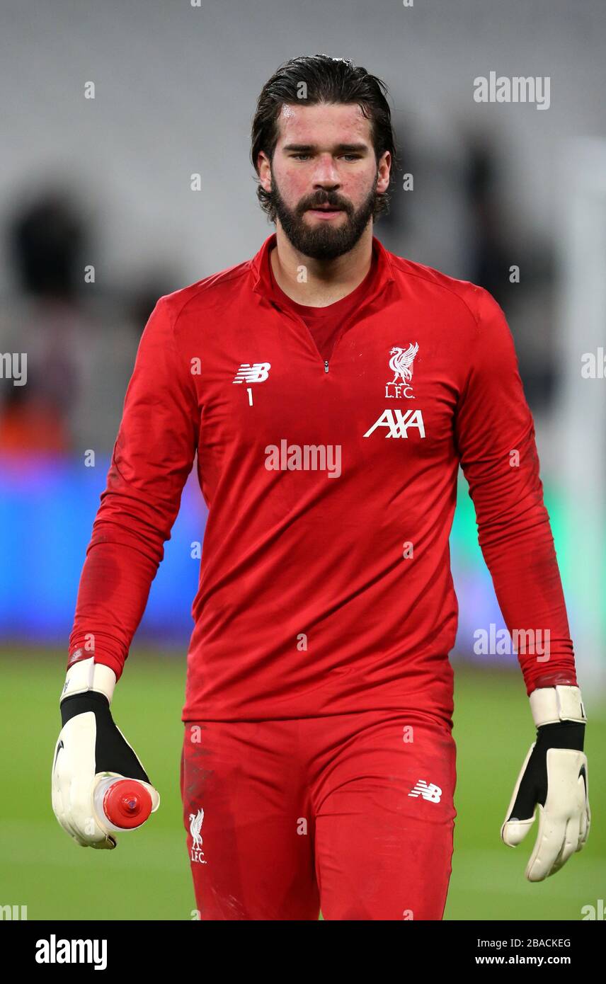 Liverpool goalkeeper Alisson Stock Photo - Alamy
