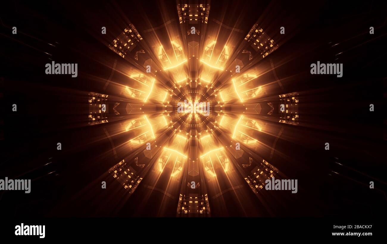 Cosmic background with golden laser lights - perfect for a digital ...