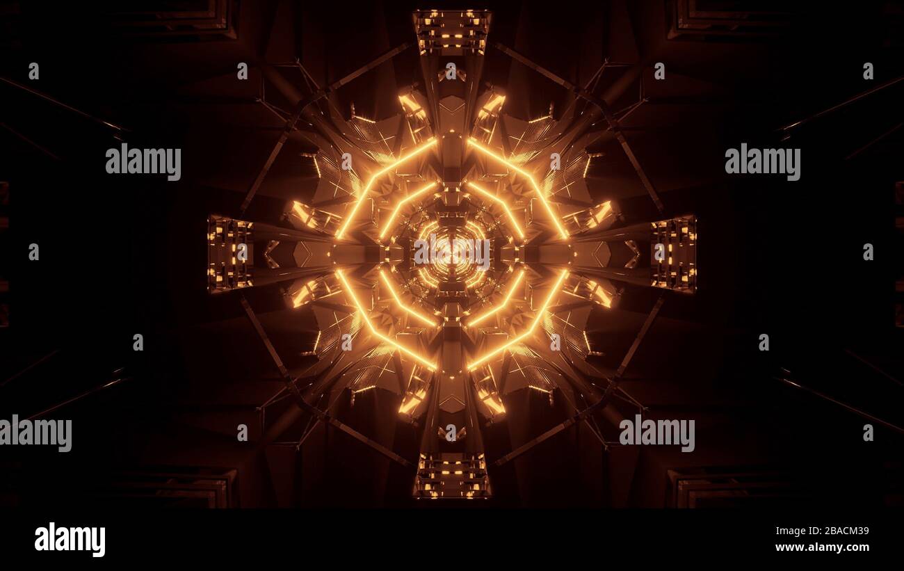 Cosmic background with golden laser lights - perfect for a digital ...