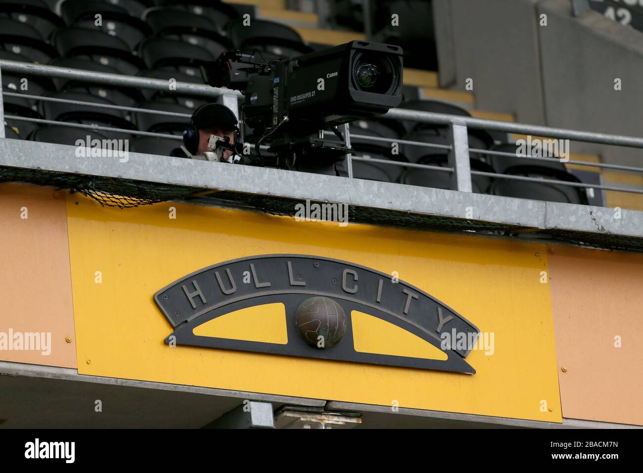 Hull City sign on the main stand Stock Photo - Alamy